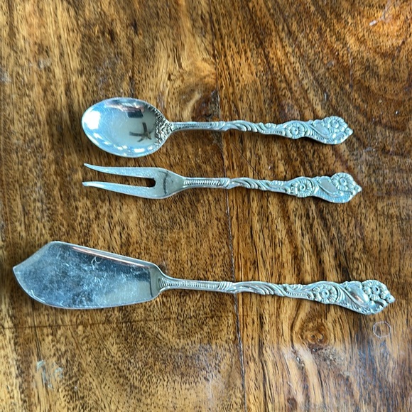 nils johan | Kitchen | Vintage Nils Johan Sweden Stockholm Silverplate ...